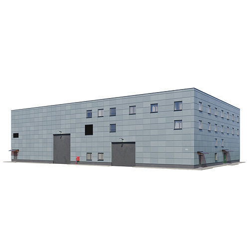 Factory building V3 3D model | CGTrader