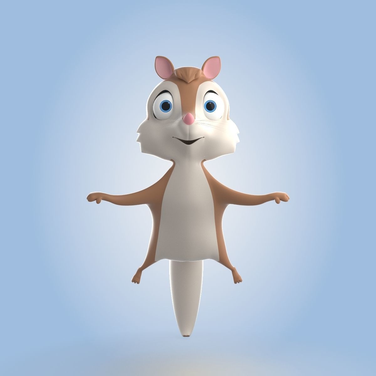 Flying Squirrel 3D model | CGTrader