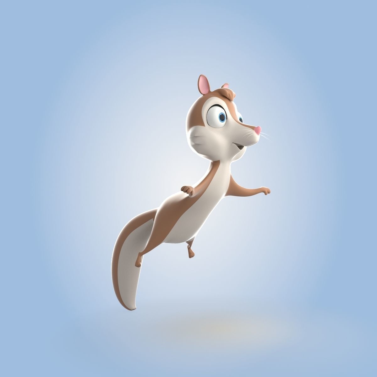 Flying Squirrel 3D model | CGTrader