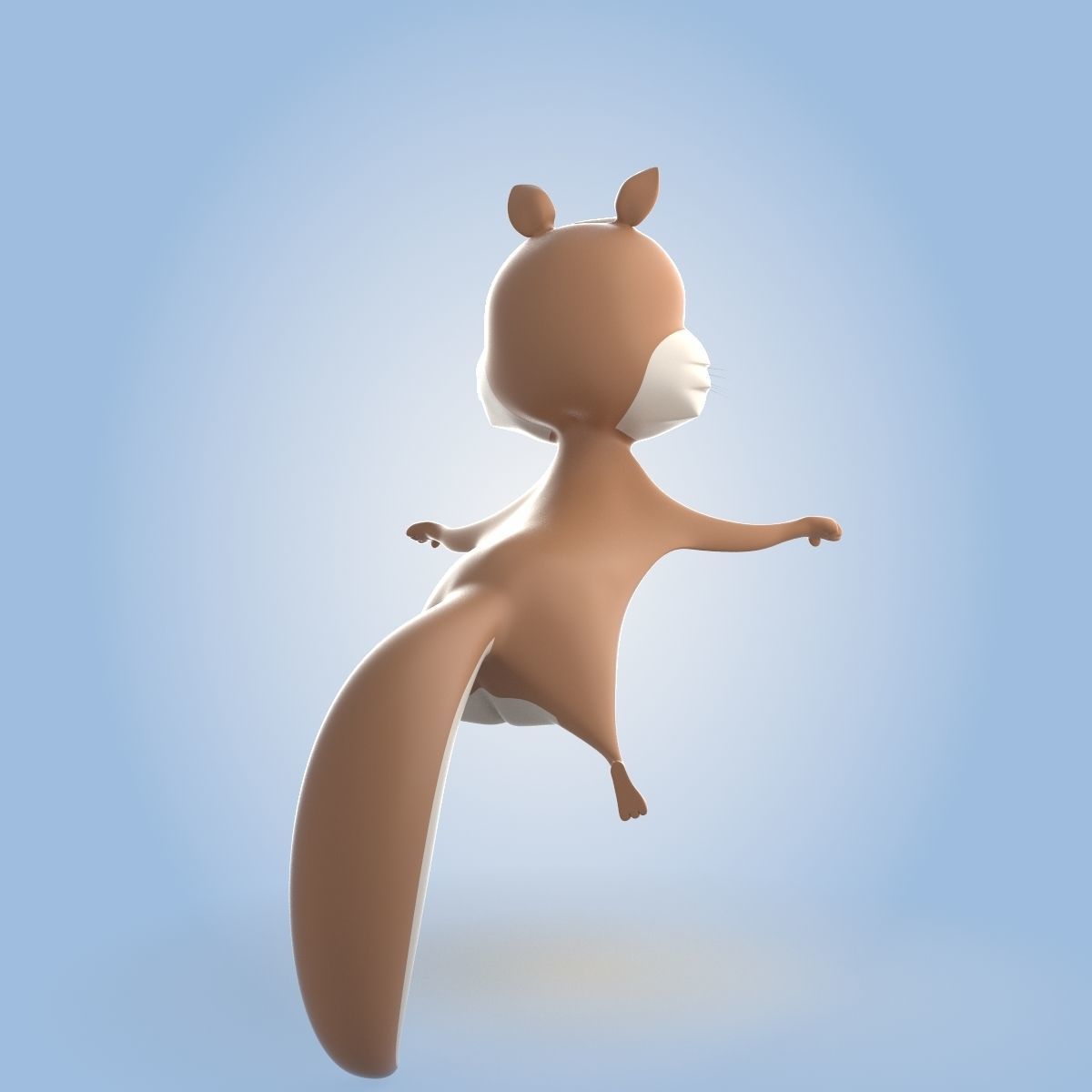 Flying Squirrel 3D model | CGTrader