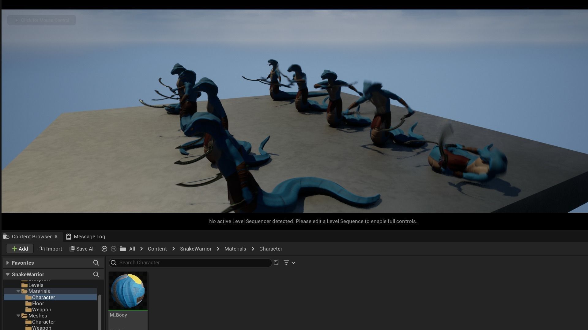 3D model Snake Warrior VR / AR / low-poly | CGTrader