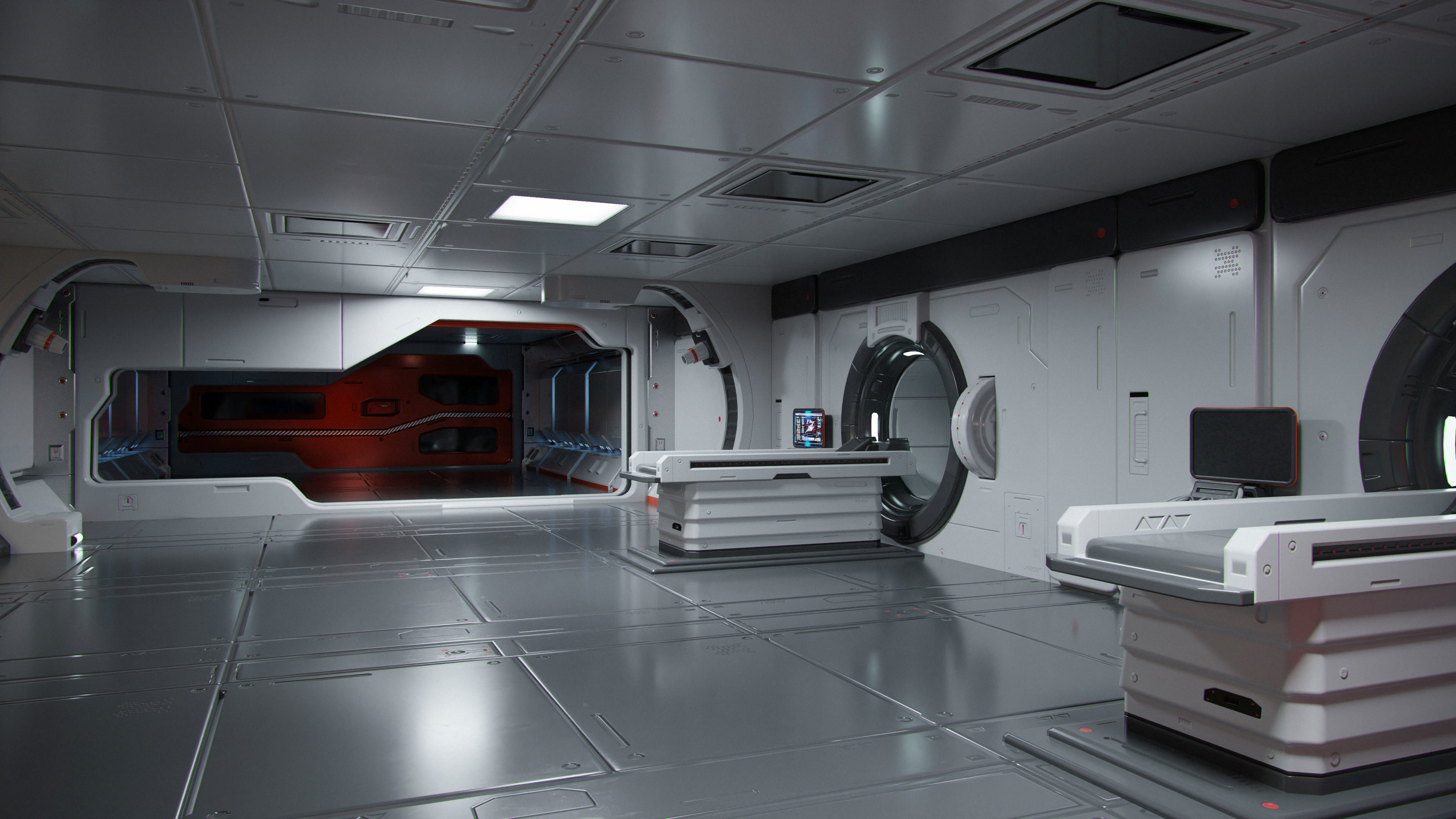 3D model Moon Base Scan Room VR / AR / low-poly | CGTrader