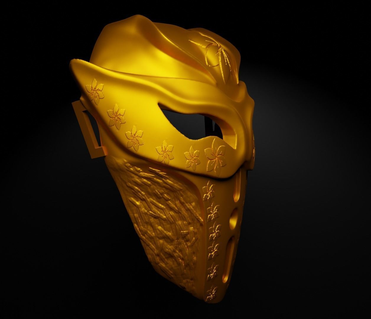 Super Hero Cosplay Face Mask 3D model 3D printable | CGTrader