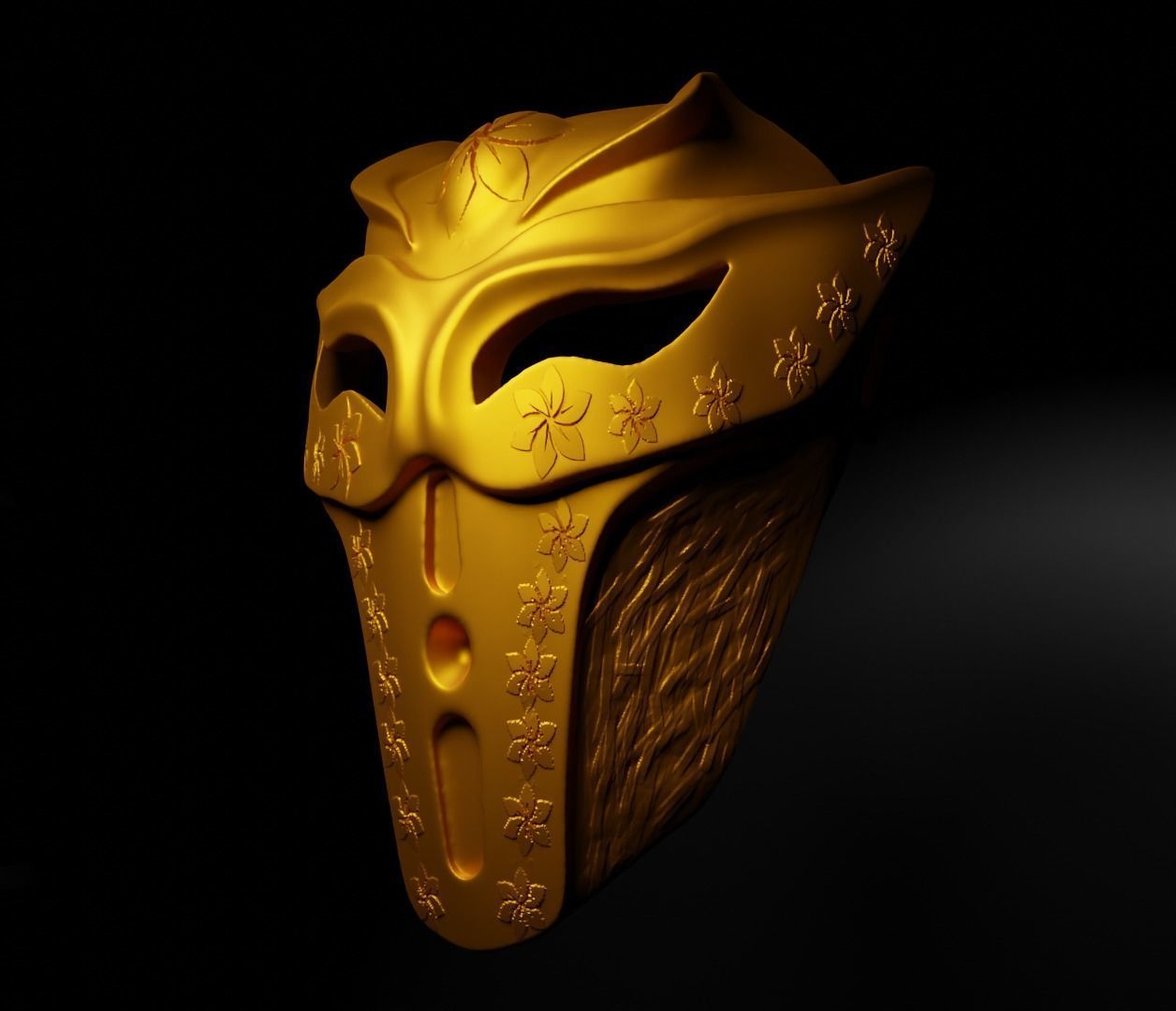 Super Hero Cosplay Face Mask 3D model 3D printable | CGTrader