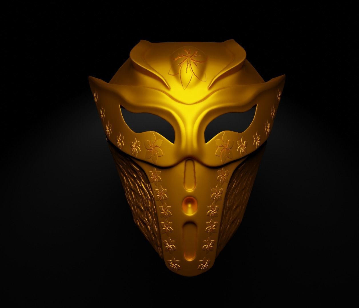 Super Hero Cosplay Face Mask 3D model 3D printable | CGTrader