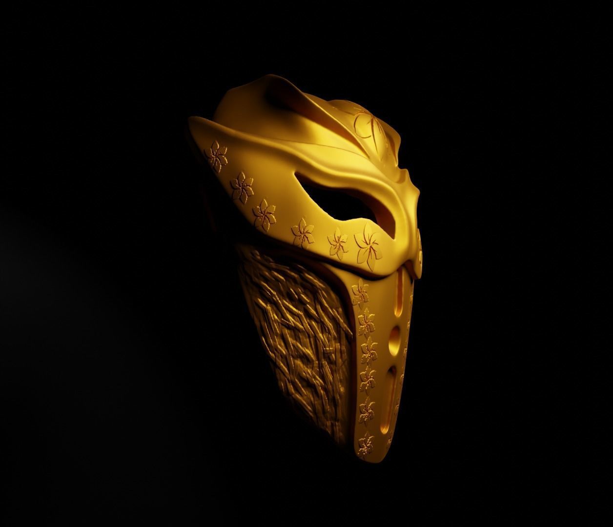 Super Hero Cosplay Face Mask 3D model 3D printable | CGTrader