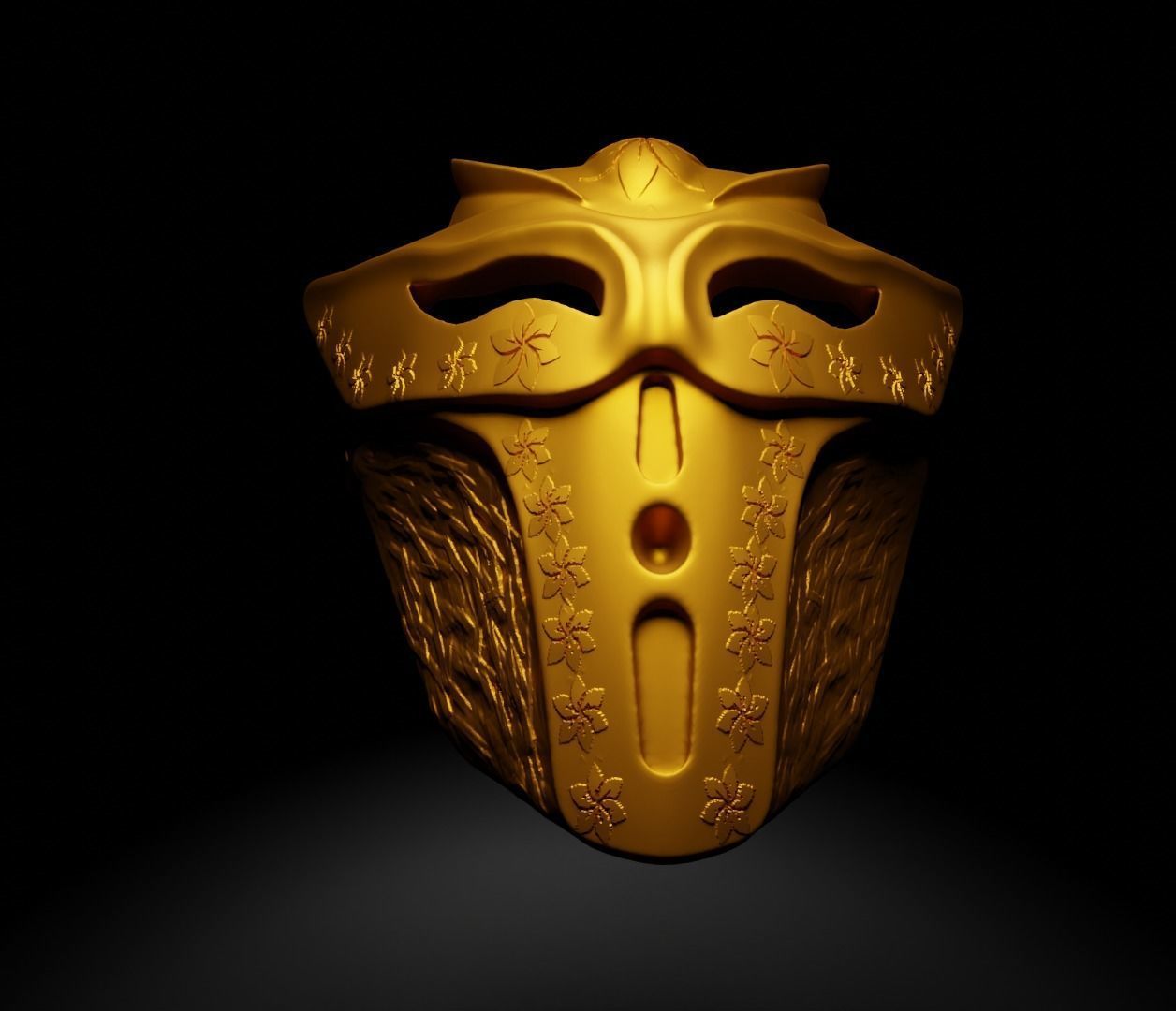 Super Hero Cosplay Face Mask 3D model 3D printable | CGTrader