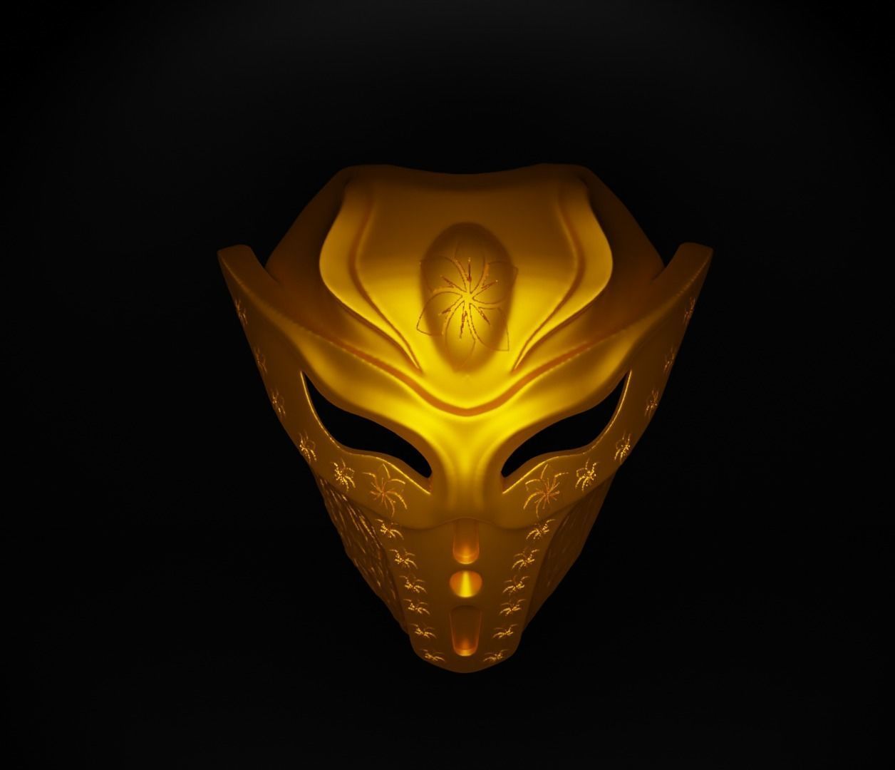 Super Hero Cosplay Face Mask 3D model 3D printable | CGTrader