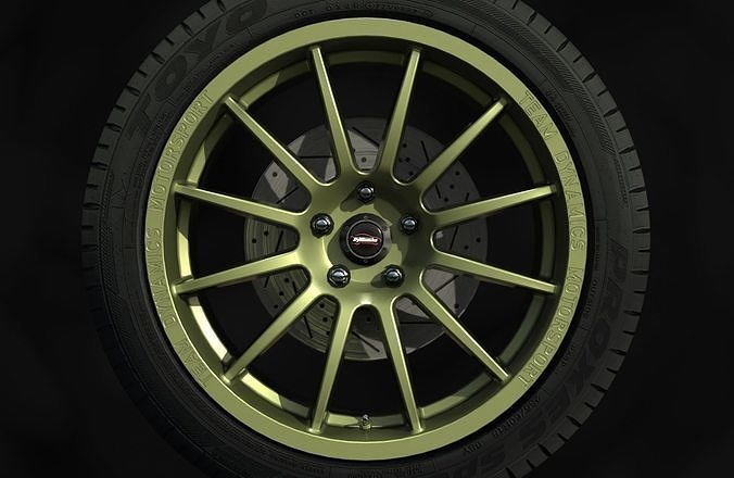 3D model Team Dynamics Pro Race 1-2 - Wheels - Game Ready - Textured VR ...