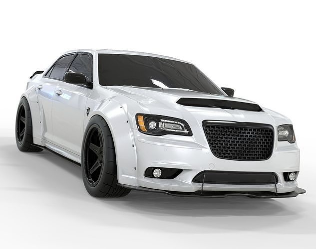 Chrysler 300c 2018 Modified 3D model | CGTrader