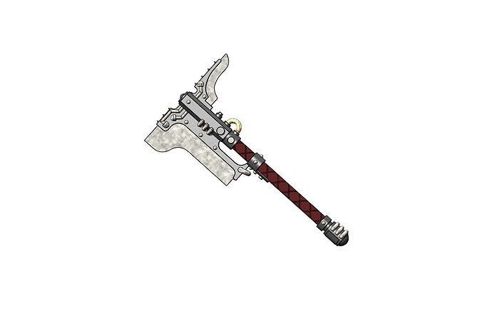 Heavy Plasma Axe - League of Votann - Warhammer 3D model 3D printable ...