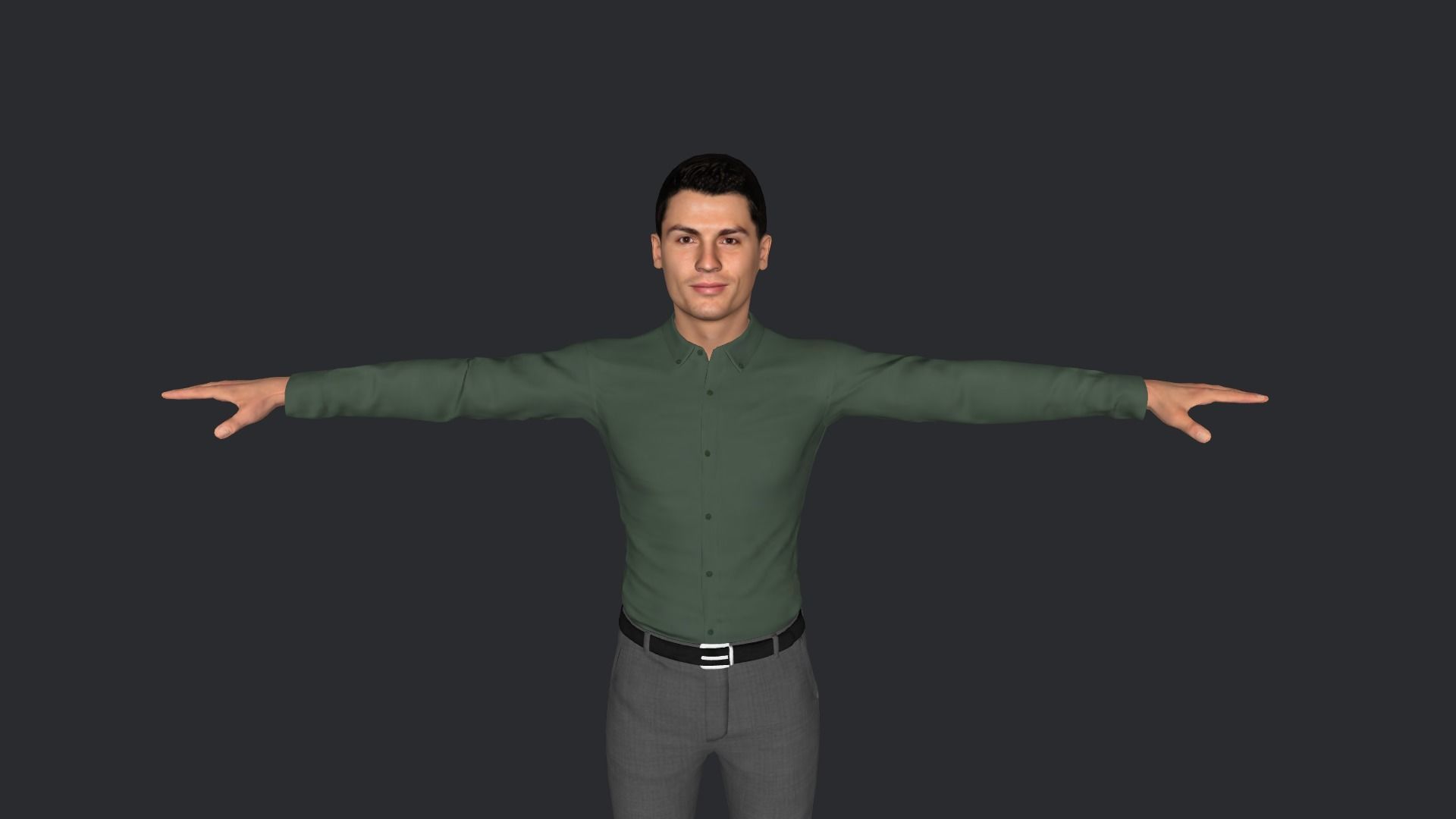 Cristiano Ronaldo Hyper Realistic Fully Rigged 3D Character 3D model ...