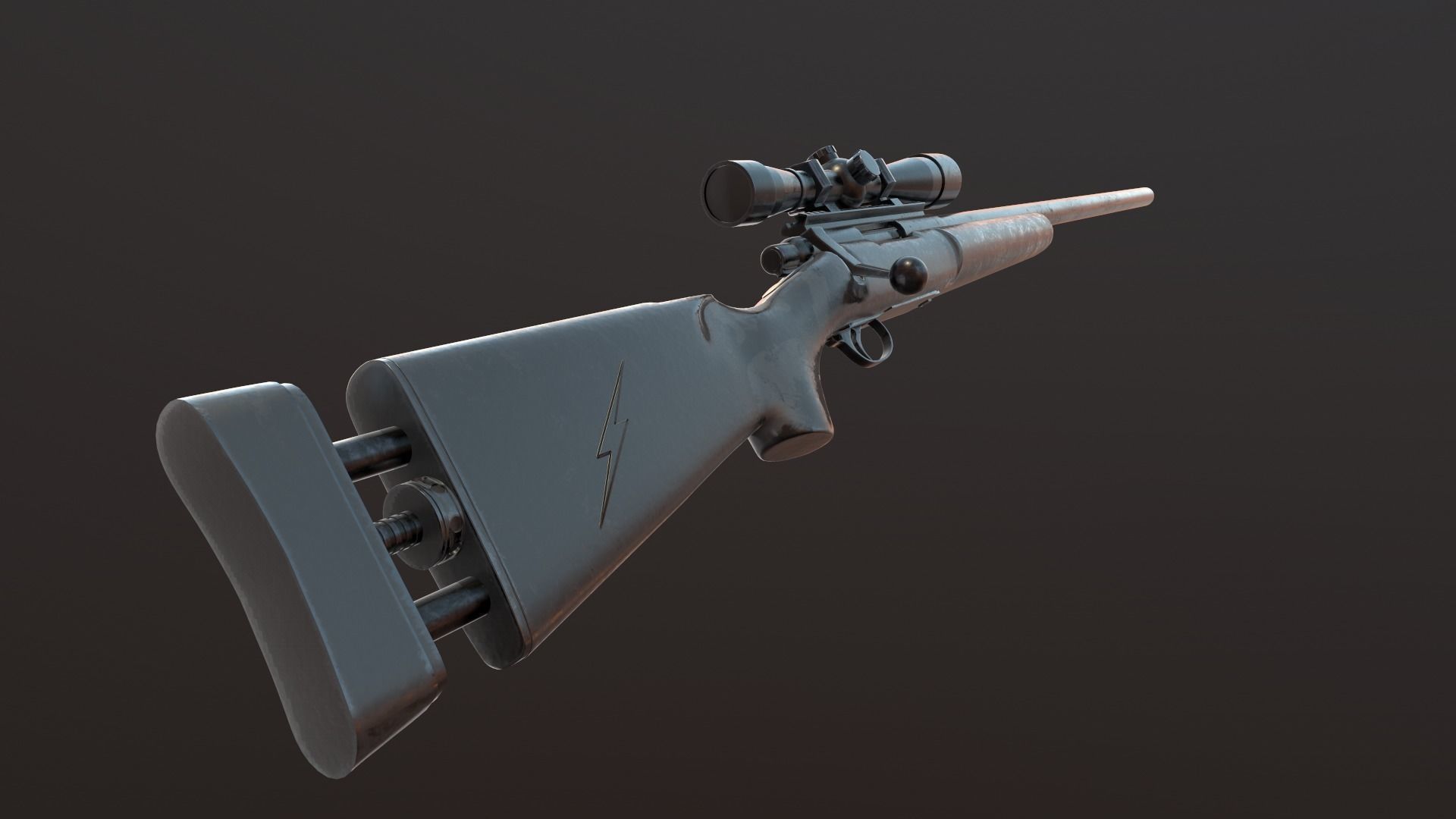 3D model M24 Gun VR / AR / low-poly | CGTrader