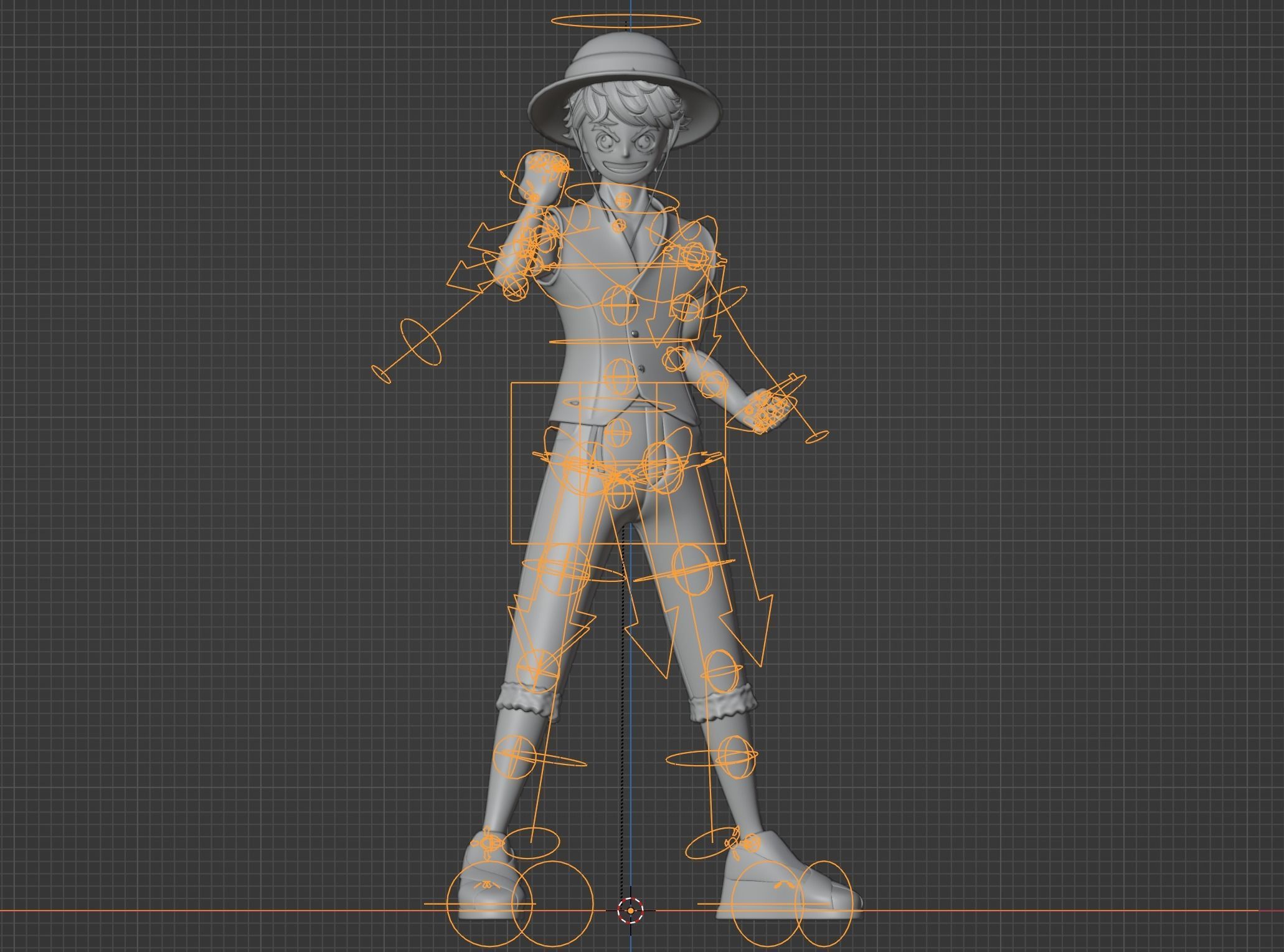 Luffy - One Piece Netflix Live Action 3D model rigged | CGTrader