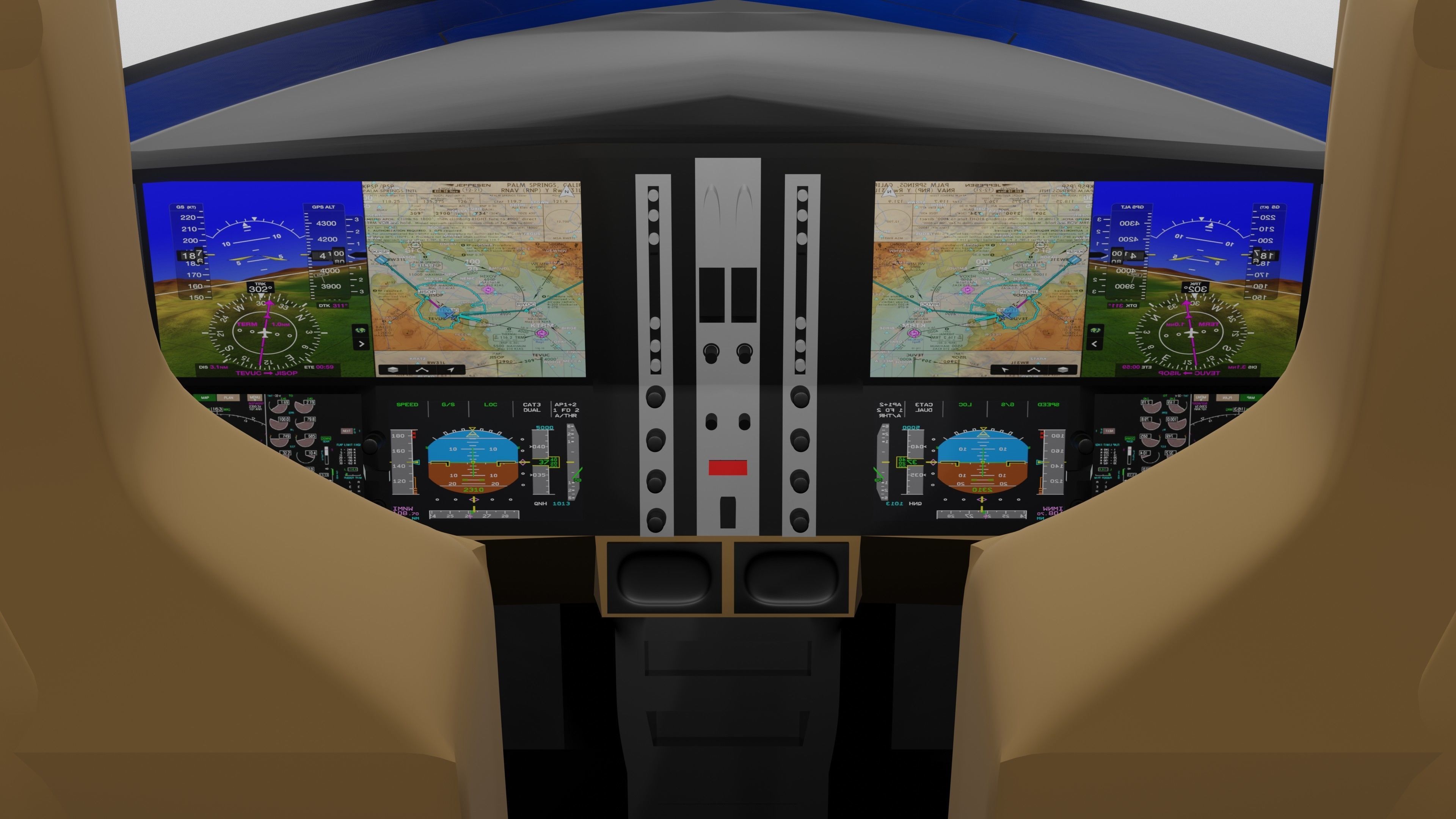 Cirrus Vision SF50 3D model animated | CGTrader