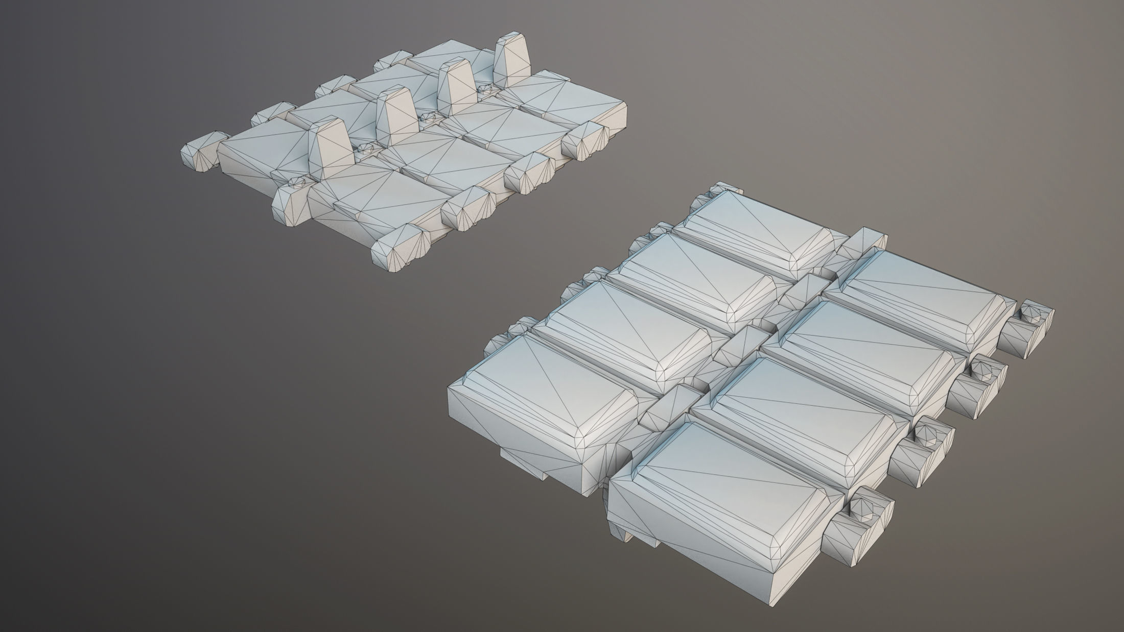 3D model Leopard 2 Tank Tracks D570FT VR / AR / low-poly | CGTrader