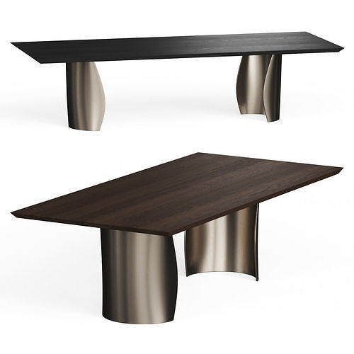 Reflex Petalo 72 Rectangular Dining Table 3D model | CGTrader