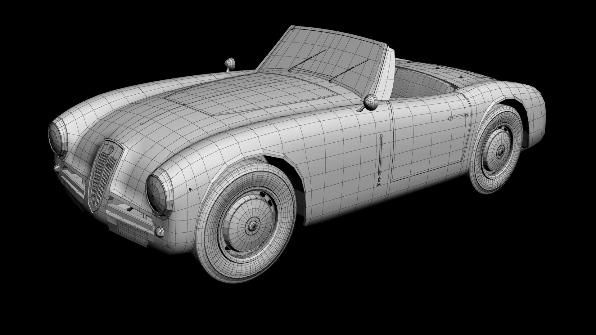 Lancia Aprilia Spider Basso 3D model | CGTrader