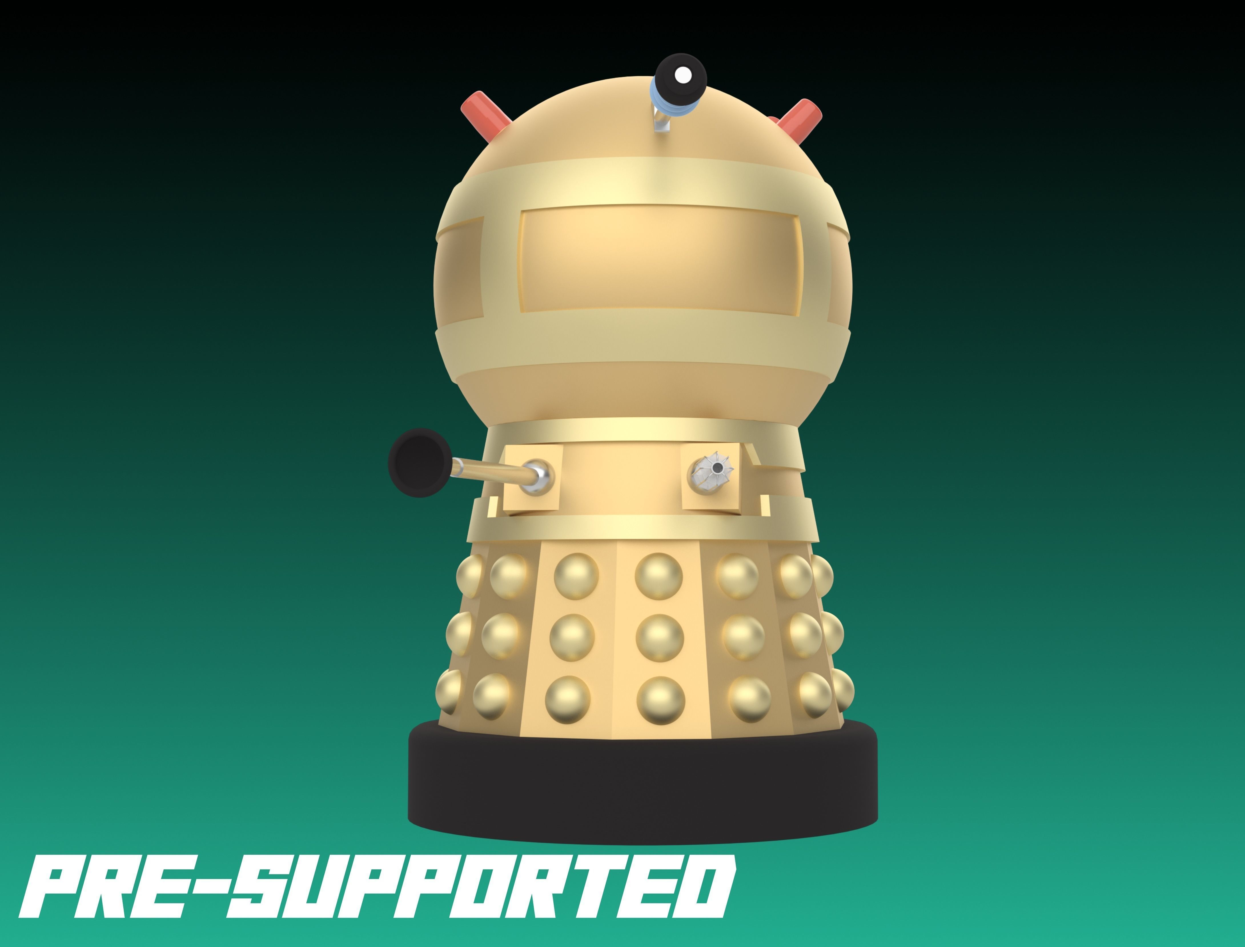 TV21 Comics Dalek Emperor - 32mm Miniature 3D model 3D printable | CGTrader
