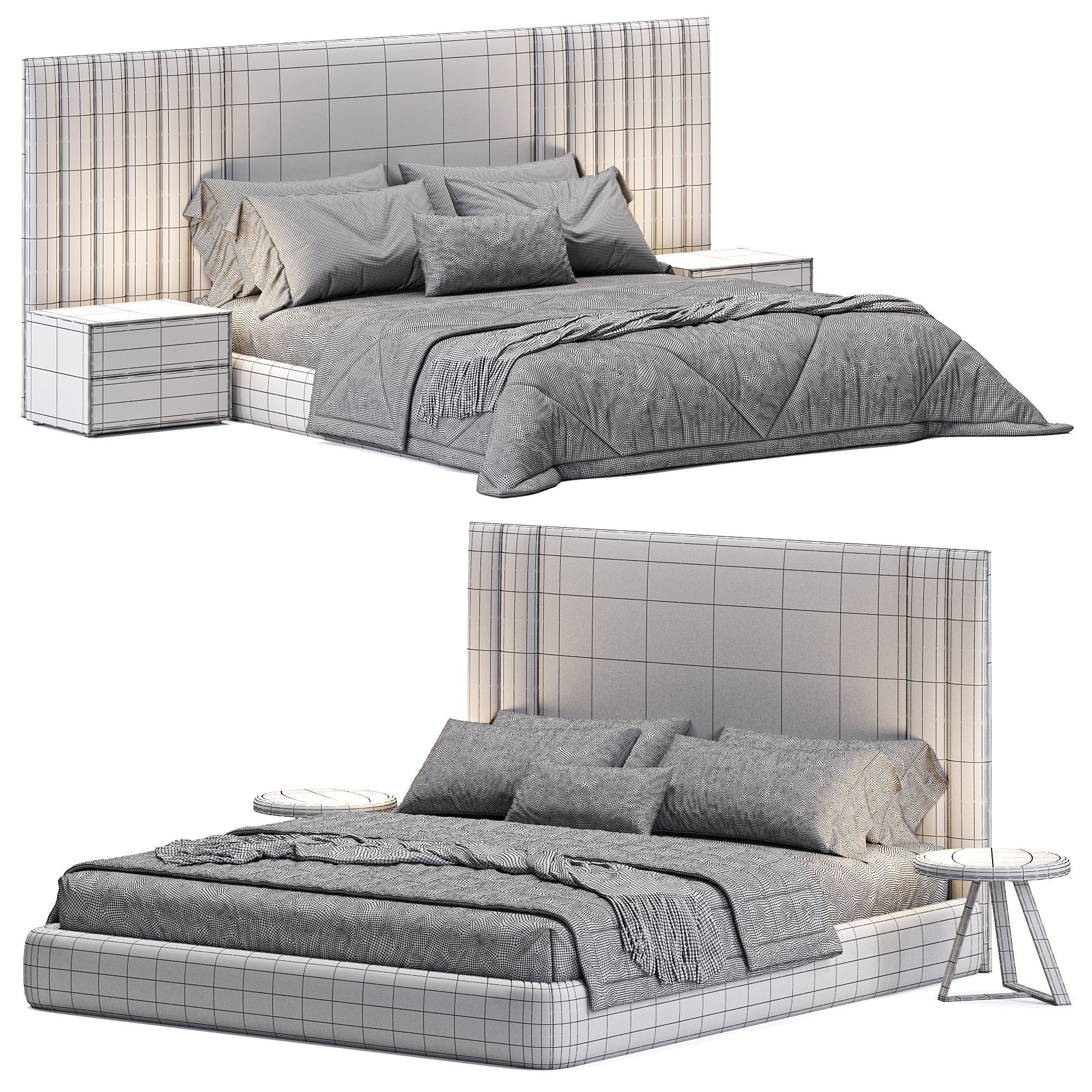 3D model Gamma Bed By Mollemebellux VR / AR / low-poly | CGTrader