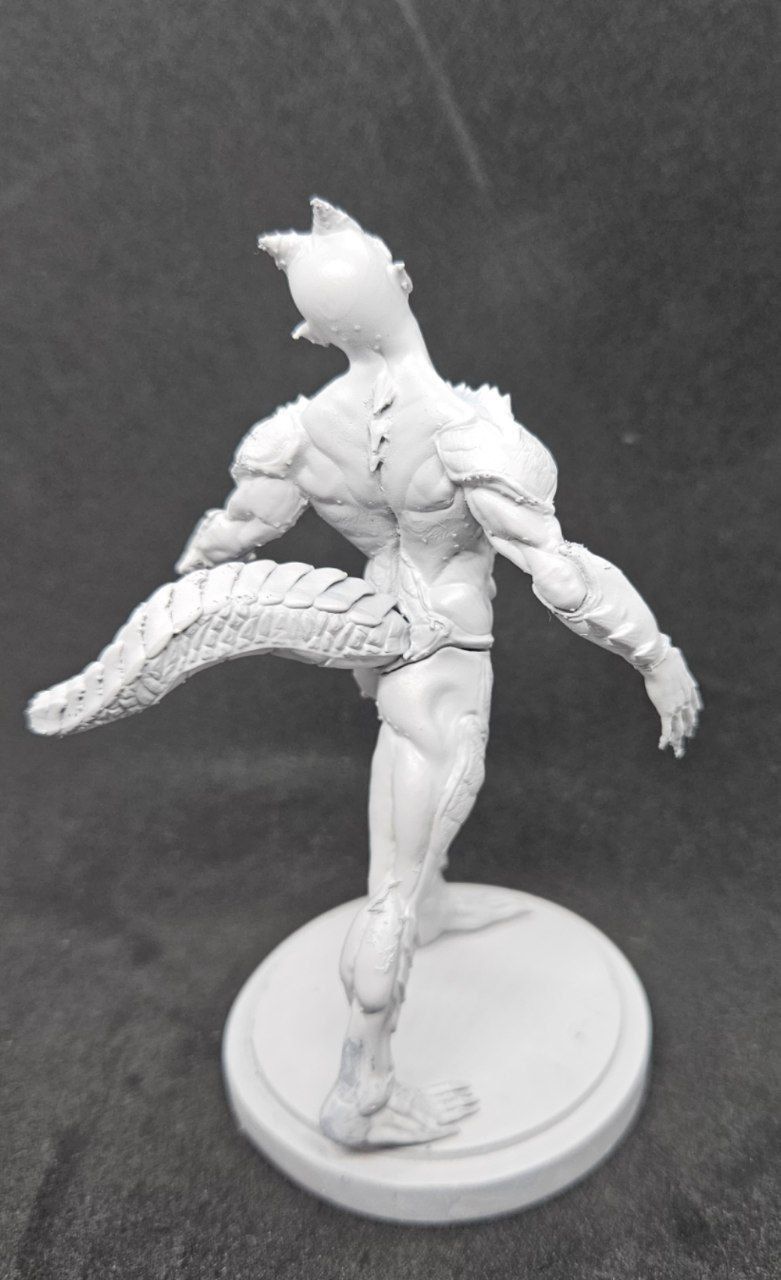 Half Dragon 3D model 3D printable | CGTrader