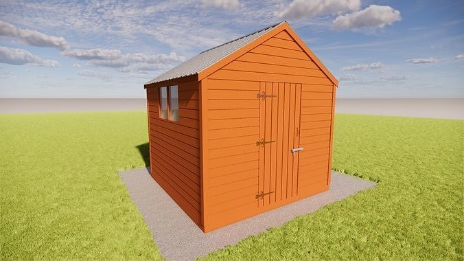 Garden shed 3D model | CGTrader