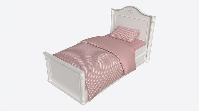 Cilek Romantic Bed 3D model | CGTrader
