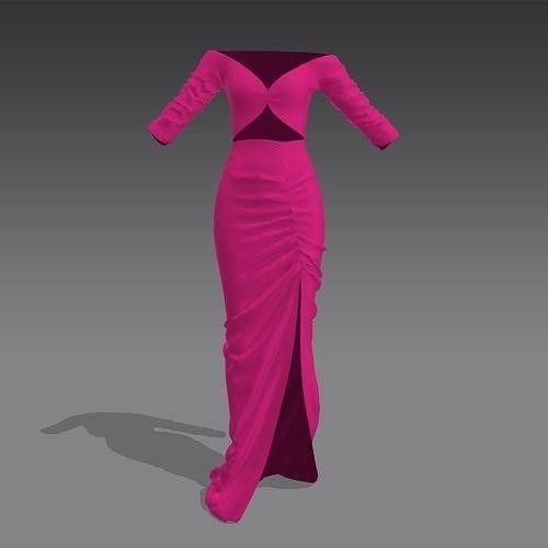 3D model Two pieces pink color VR / AR / low-poly | CGTrader