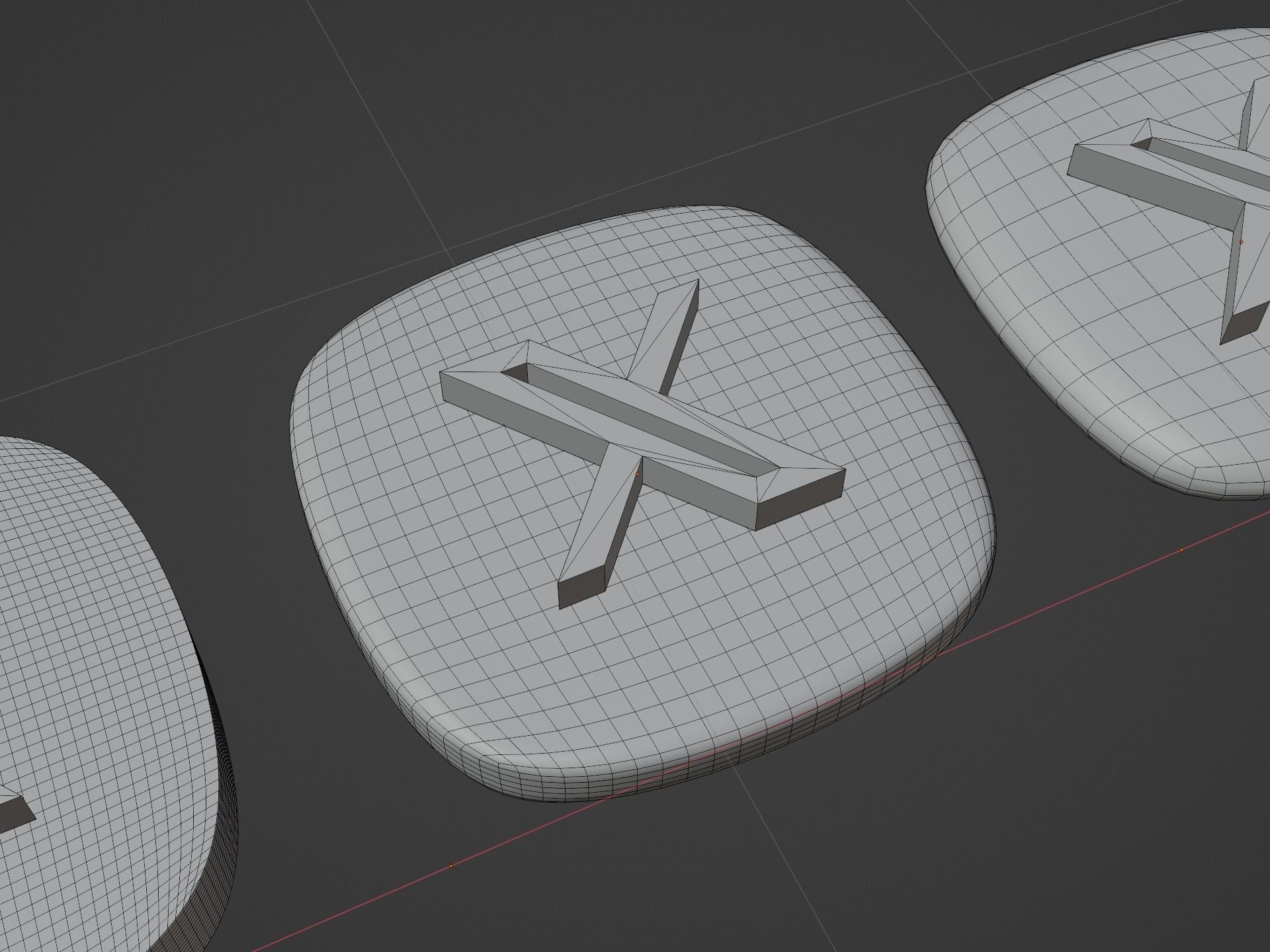 X social media network - Twitter logo 3D model | CGTrader