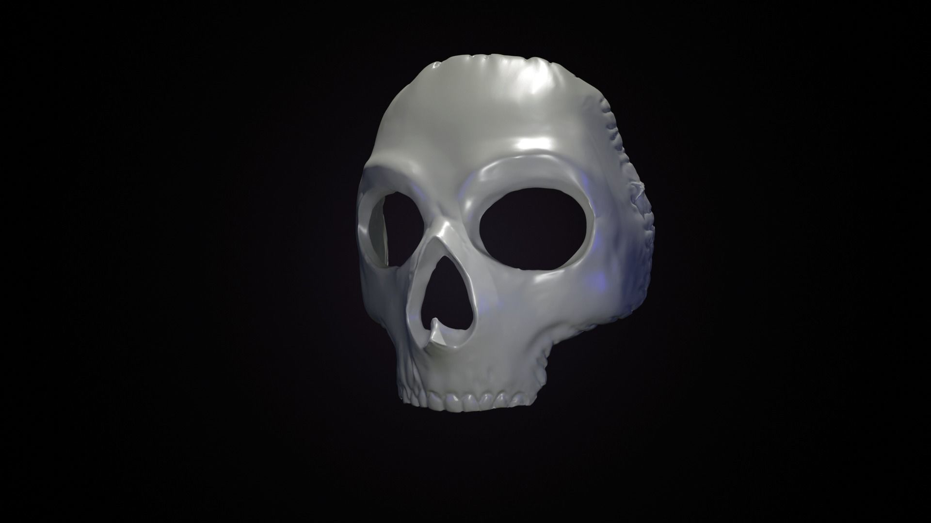 GHOST MASK CODMW2 SIMON RILEY 3D model 3D printable | CGTrader