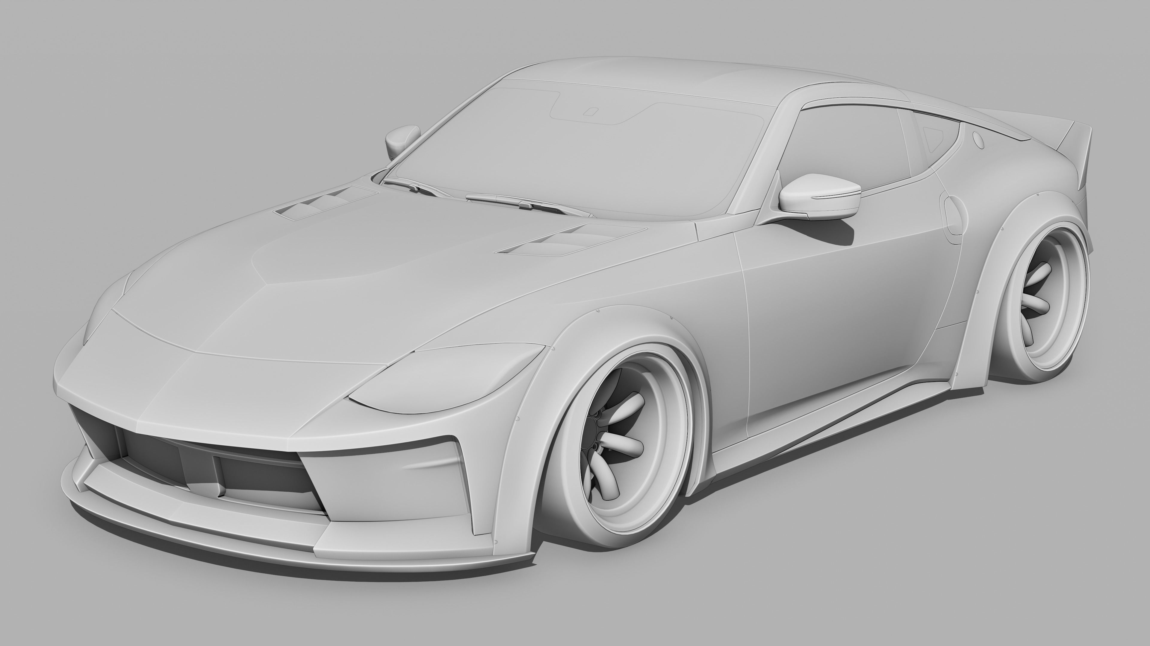 Nissan Fairlady Z RZ34 400Z Liberty Walk free 3D model | CGTrader
