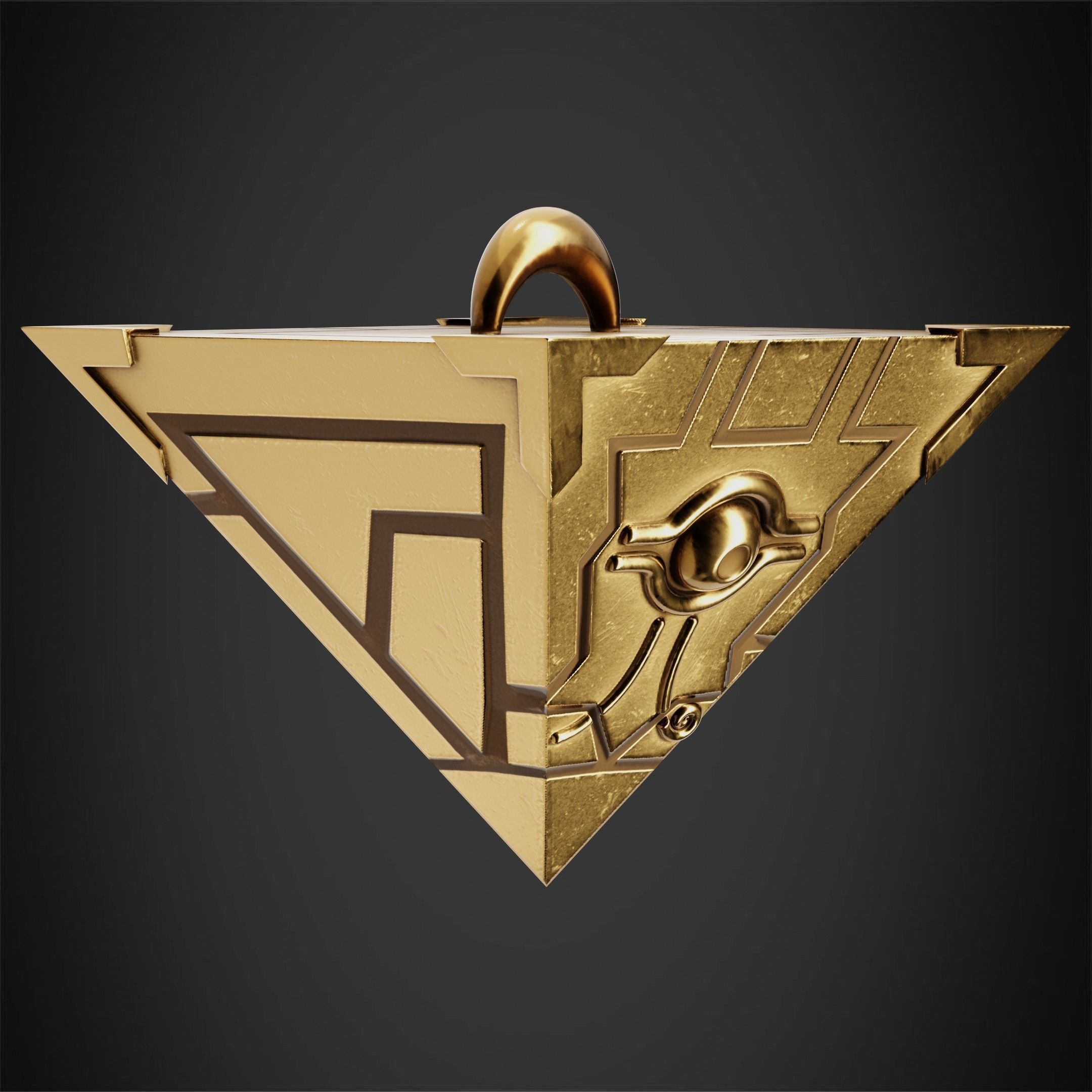 Yu-Gi-Oh Millennium Puzzle Pendant for Cosplay 3D model 3D printable ...