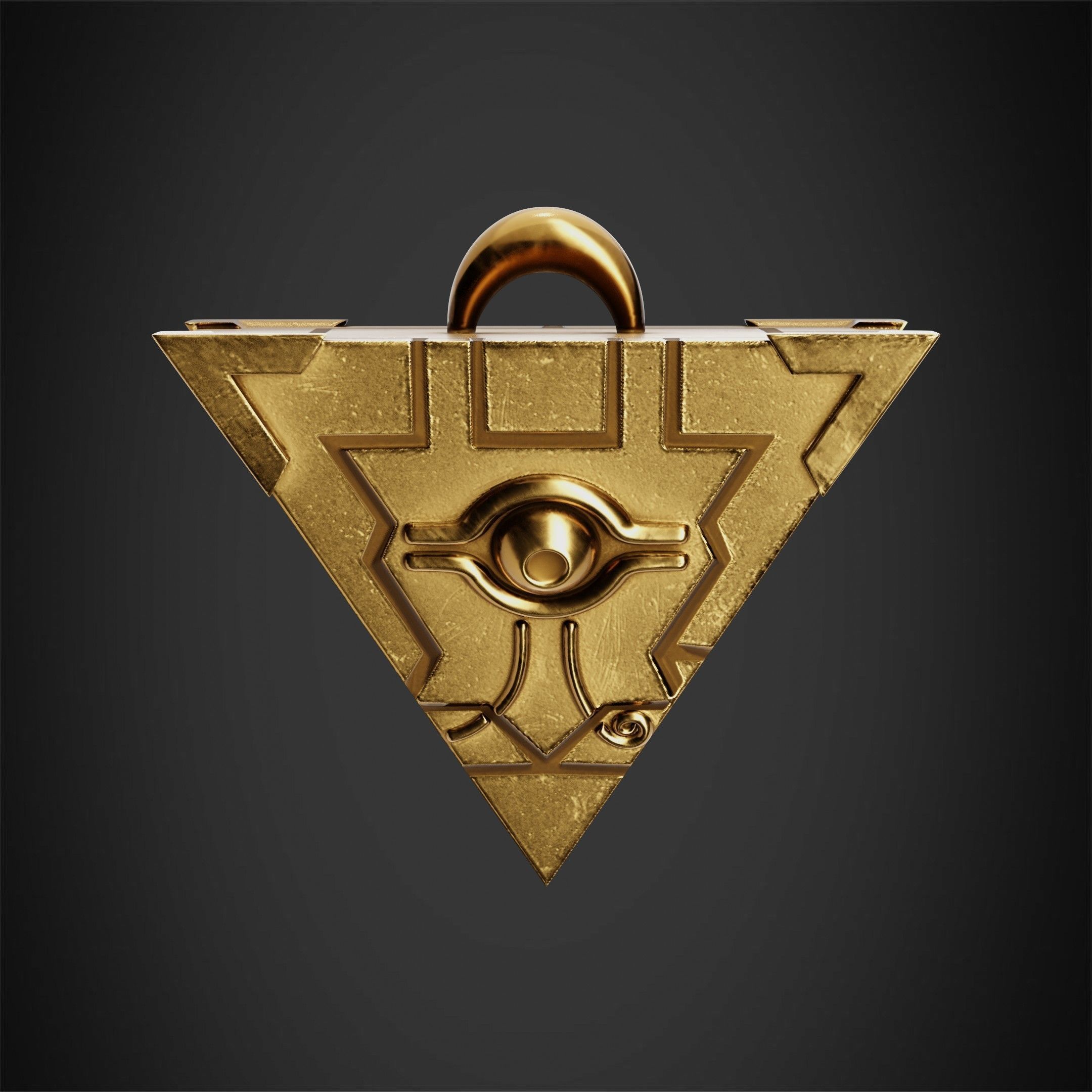 Yu-Gi-Oh Millennium Puzzle Pendant for Cosplay 3D model 3D printable ...