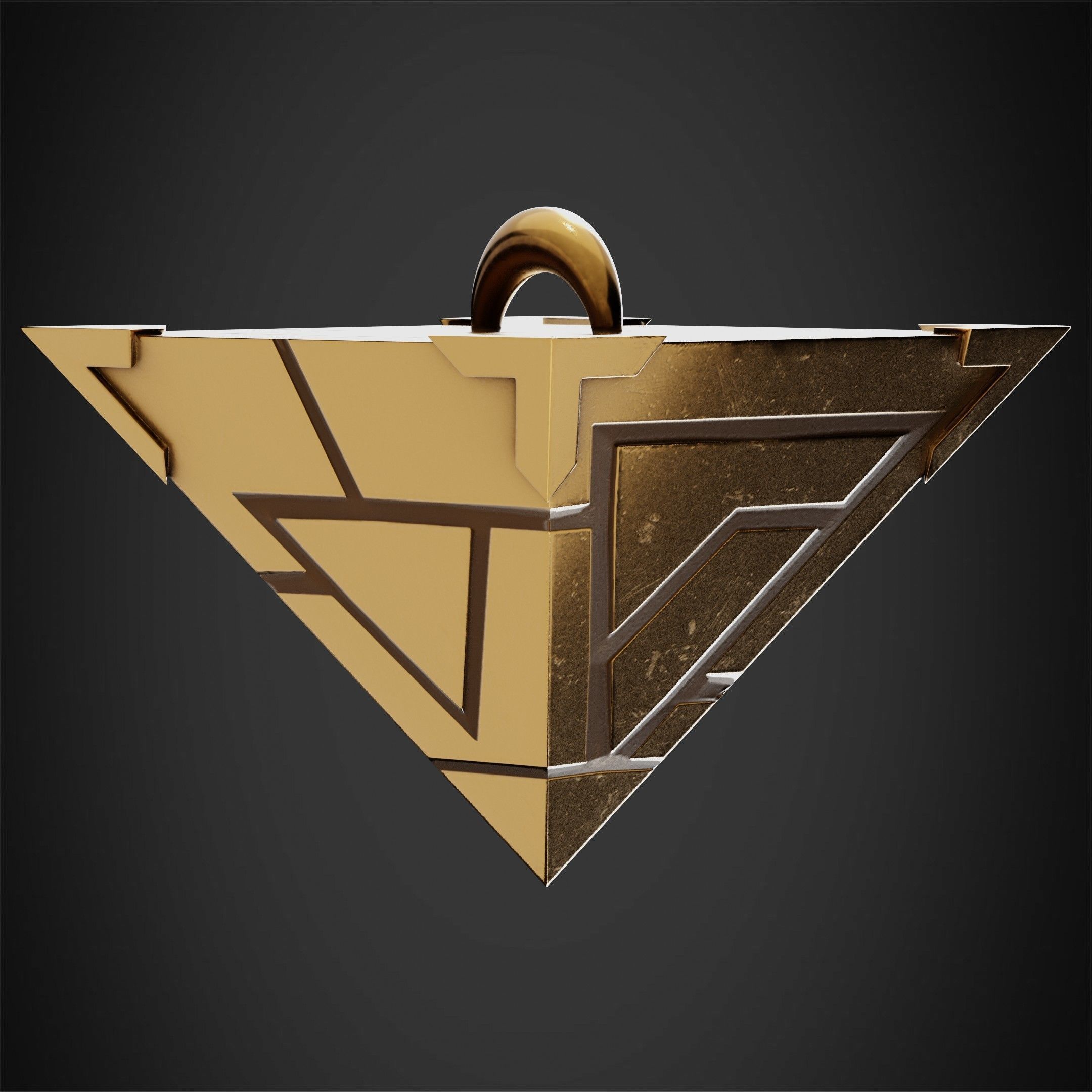 Yu-Gi-Oh Millennium Puzzle Pendant for Cosplay 3D model 3D printable ...