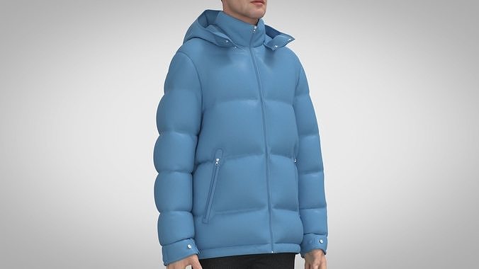 Puffer Jacket 3D model | CGTrader
