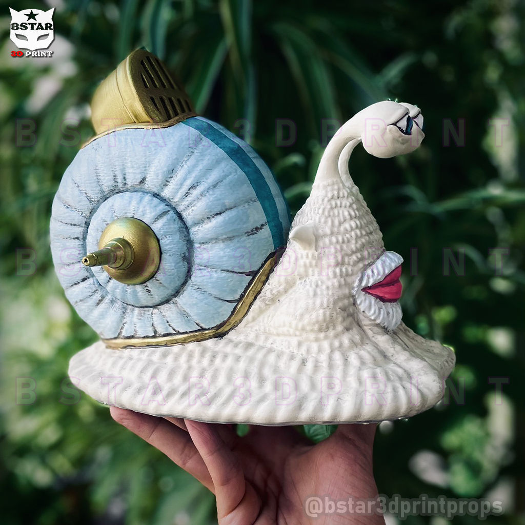 One Piece LA - Den Den Mushi - Transponder Snail High Quality 3D model ...