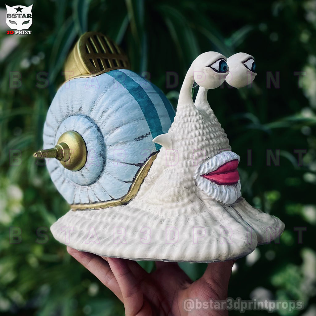 One Piece LA - Den Den Mushi - Transponder Snail High Quality 3D model ...