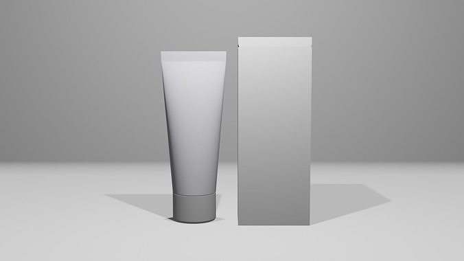 Cosmetic Tube 3D model free 3D model | CGTrader