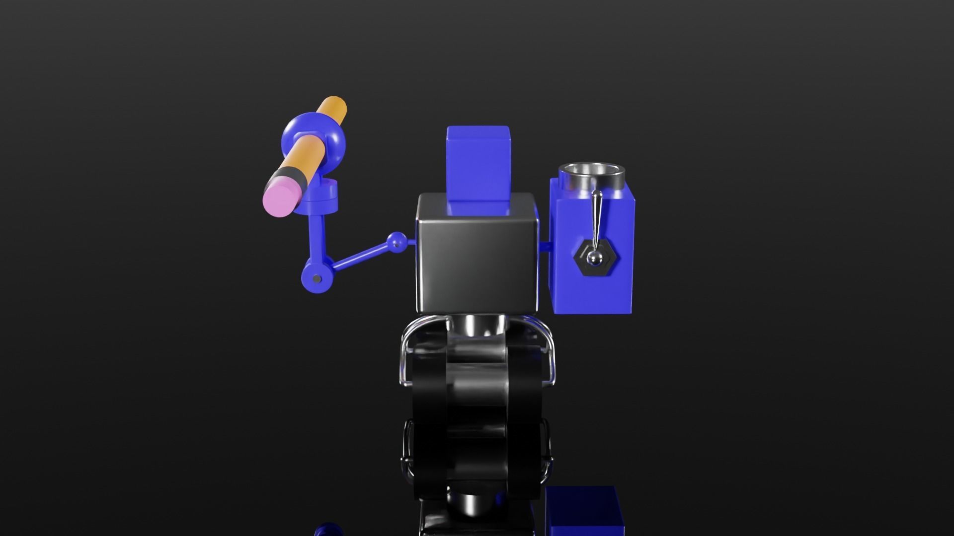 Robot draftsman Set 3D model 3D model | CGTrader