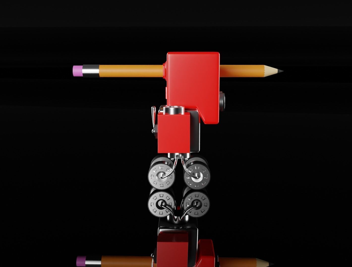 Robot draftsman Set 3D model 3D model | CGTrader