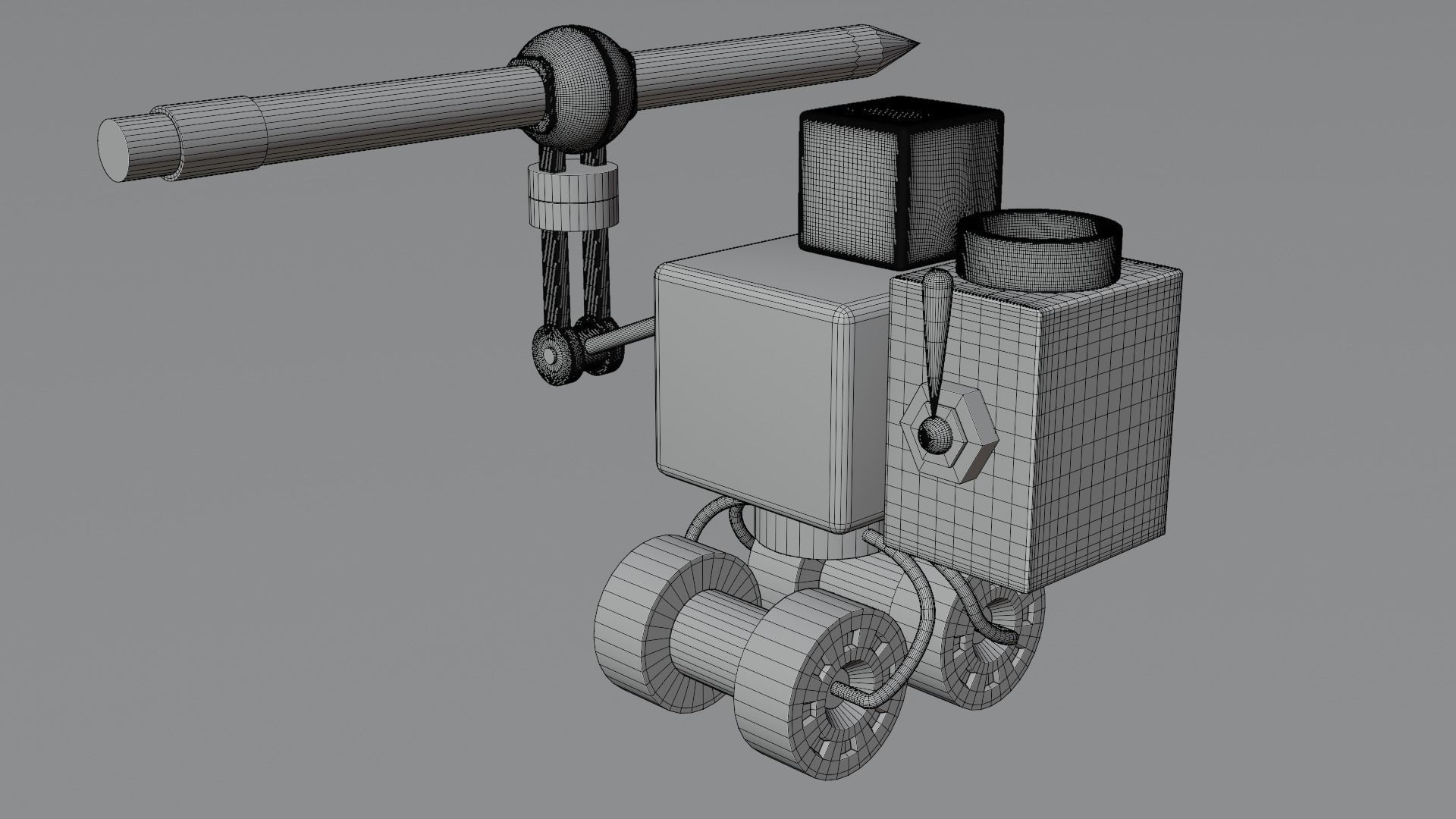 Robot draftsman Set 3D model 3D model | CGTrader