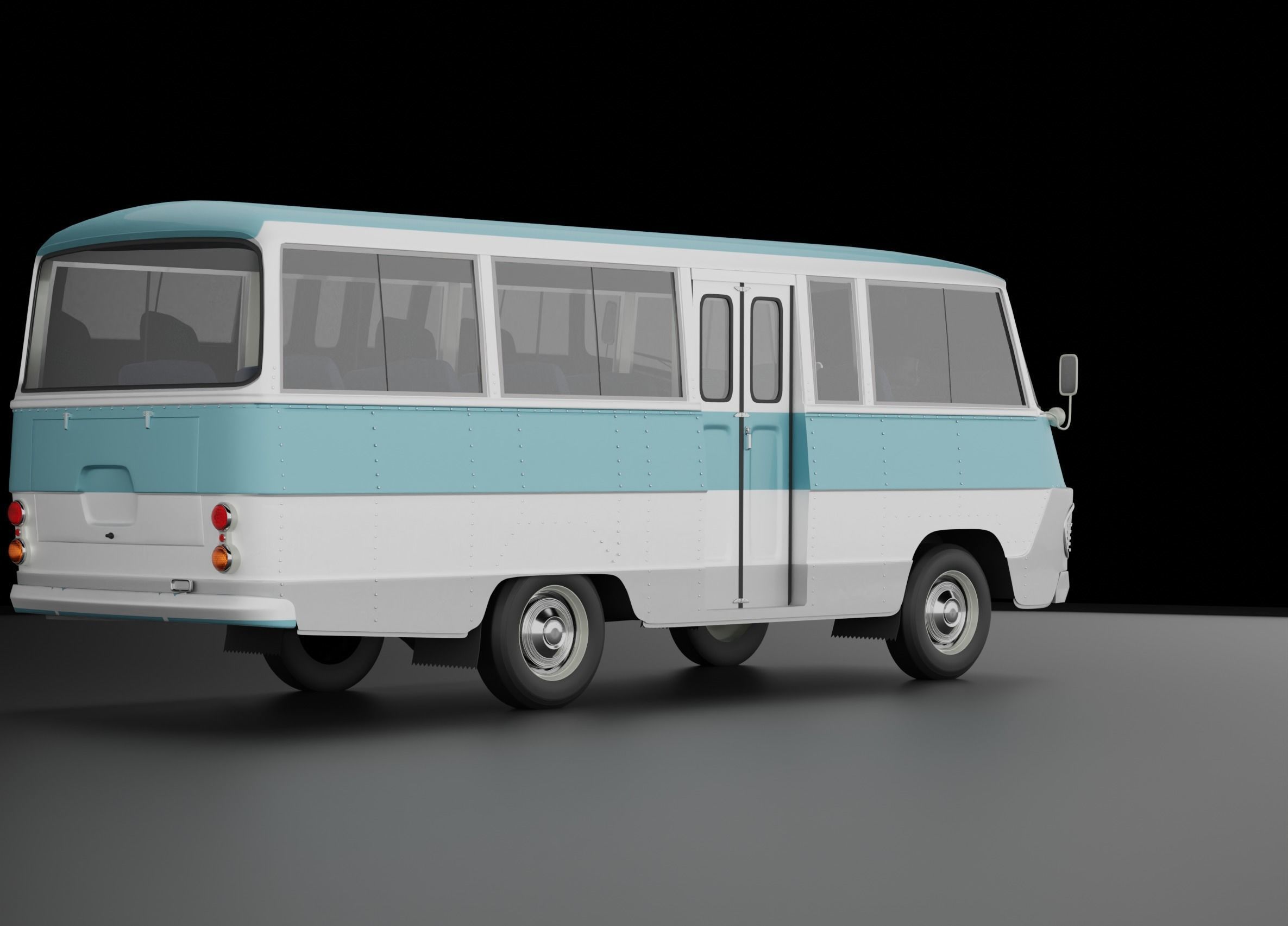 Toyota Light Bus 1963 3D Model left hand drive version 3D model | CGTrader