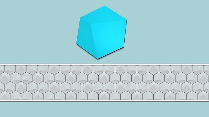 Hexagonal Wall Panel A02 - Interior Design Decoration 3D model 3D ...