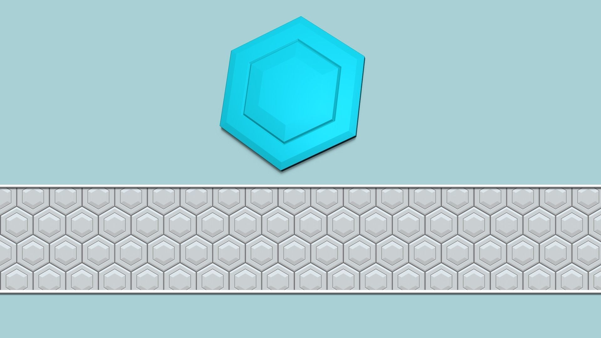 Hexagonal Wall Panel A01 - Interior Design Decoration 3D model 3D ...
