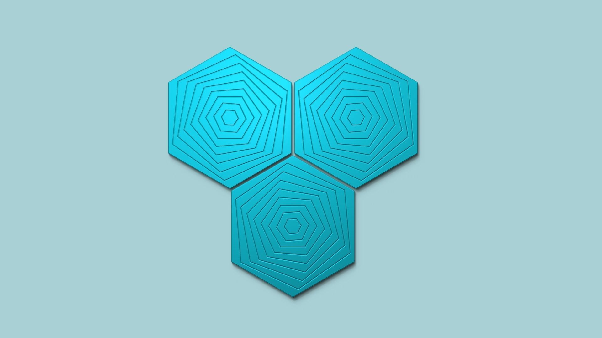 Hexagonal Wall Panel A09 - Interior Design Decoration 3D model 3D ...