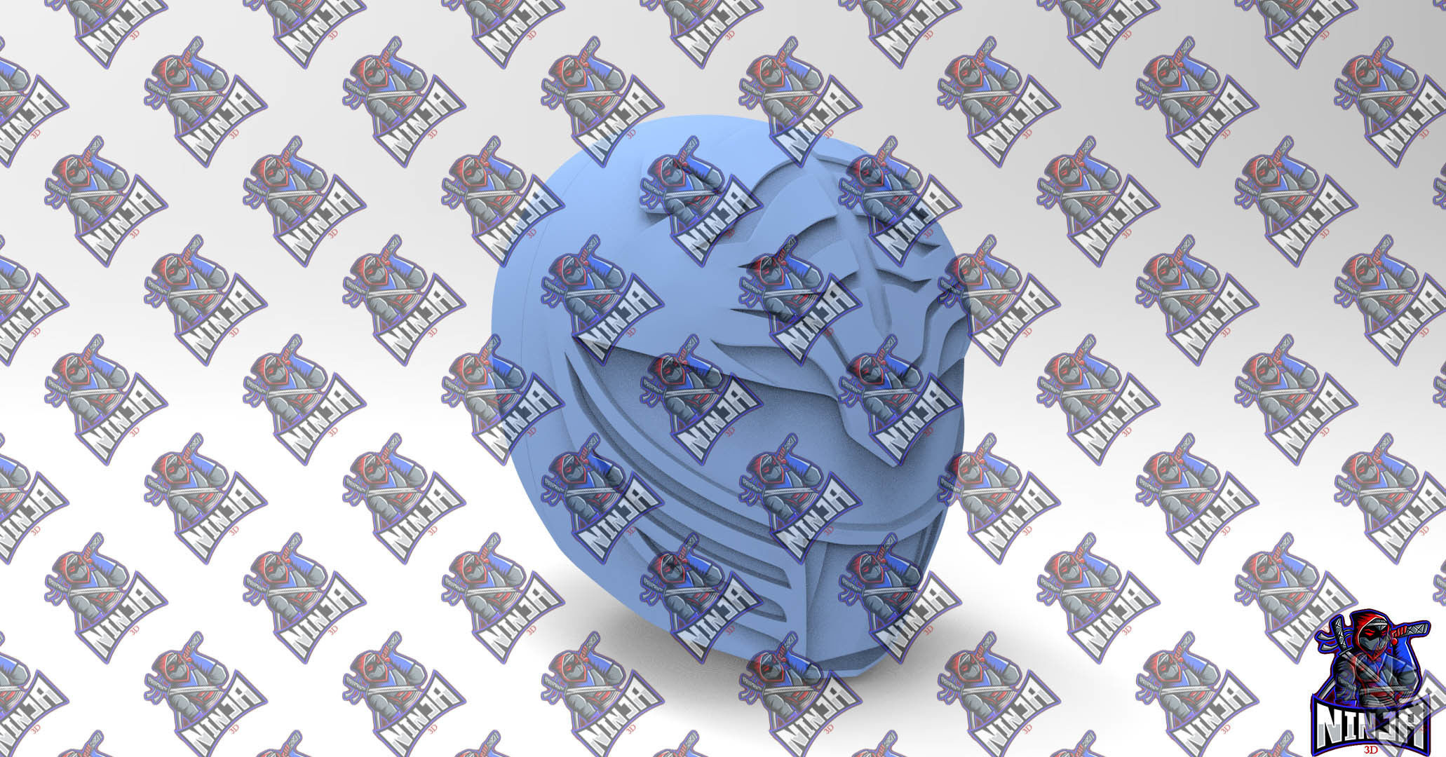 Power Rangers MMPR White and Gold helmet for 3d print 3D model | CGTrader