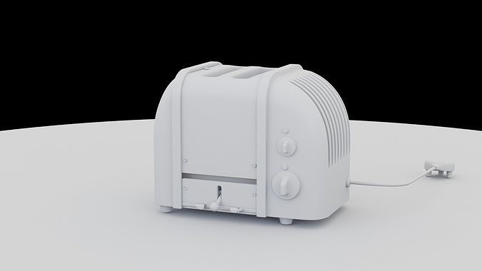 dualit two slice toaster 3D model | CGTrader