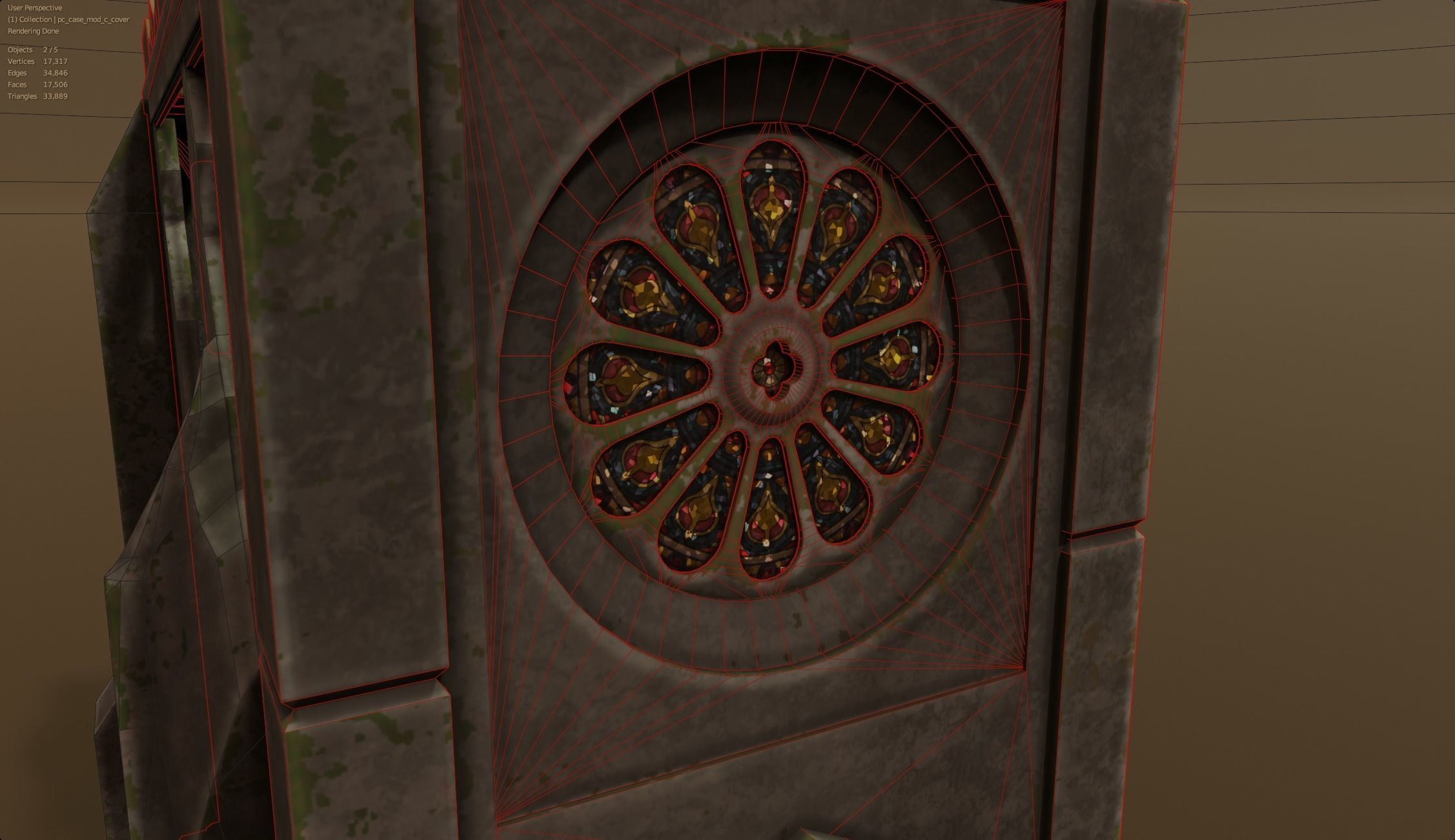 3D model custom pc case fantasy cathedral computer mod gaming gamer rgb ...