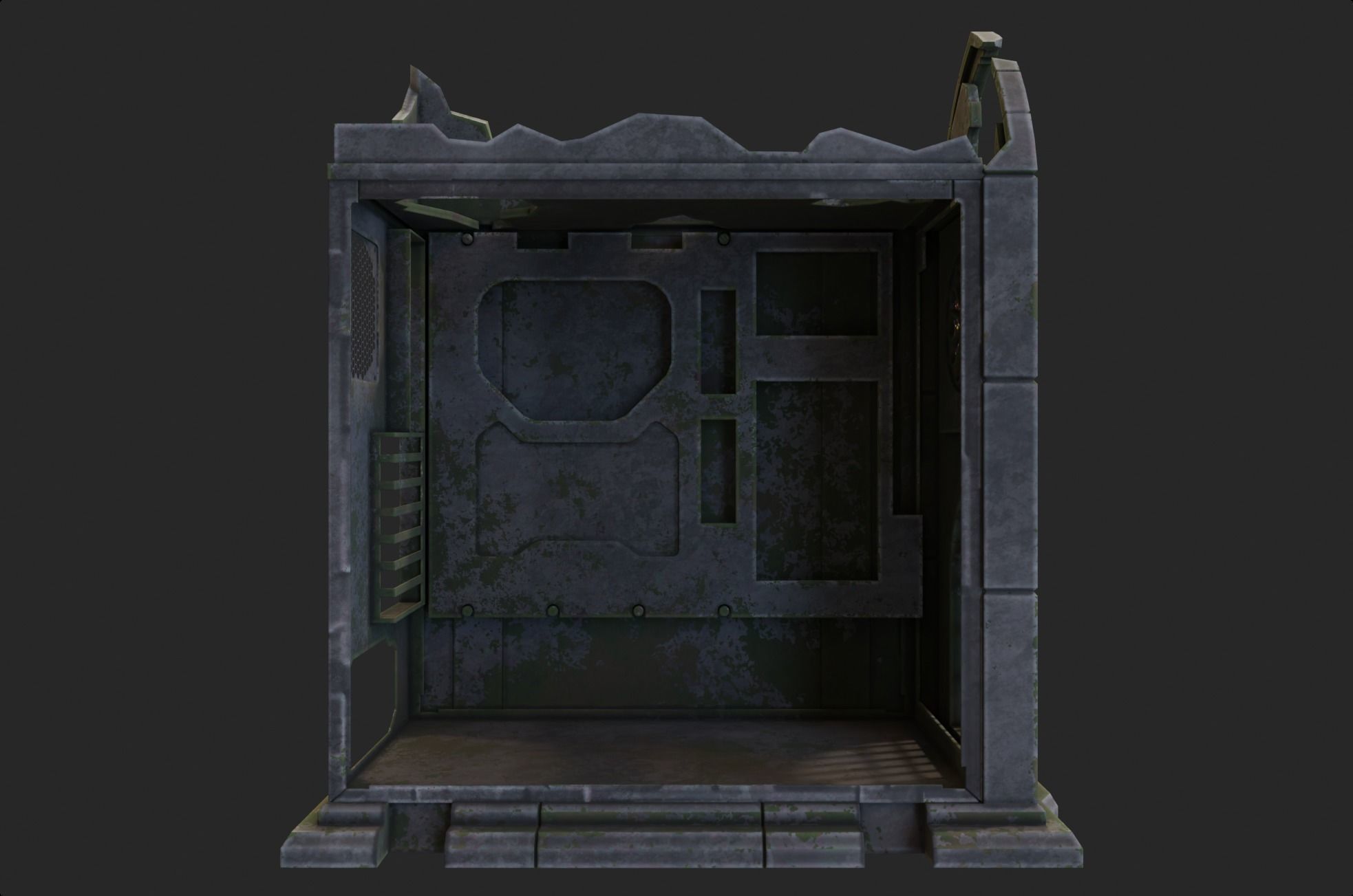 3D model custom pc case fantasy cathedral computer mod gaming gamer rgb ...