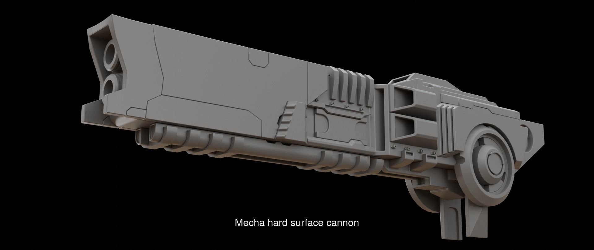Mecha hard surface weapons collection | CGTrader